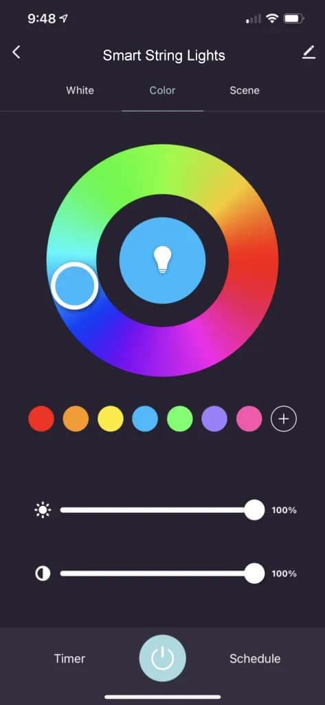 Smart Outdoor String Lights RGBW - Yuyao Yunjin Electrical Appliance Co ...